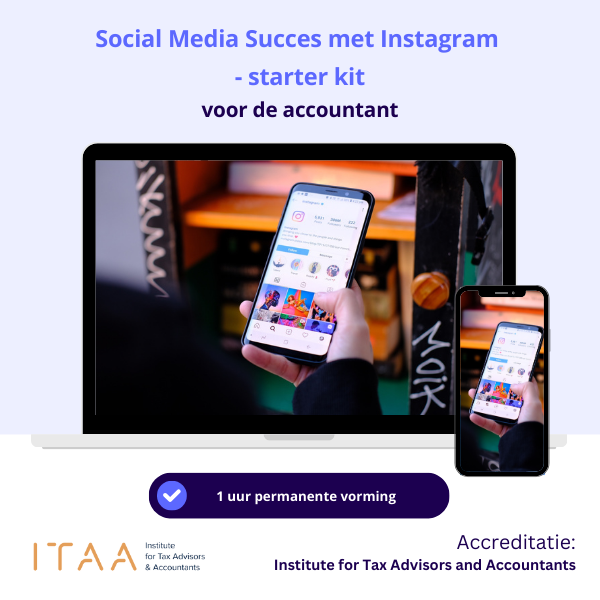 Social Media Succes met Instagram - starter kit - accountant - Swift Skills